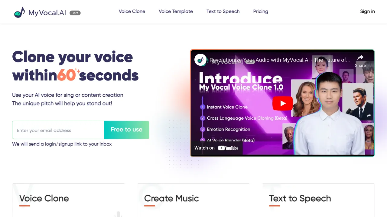 MyVocal AI - BestofAI